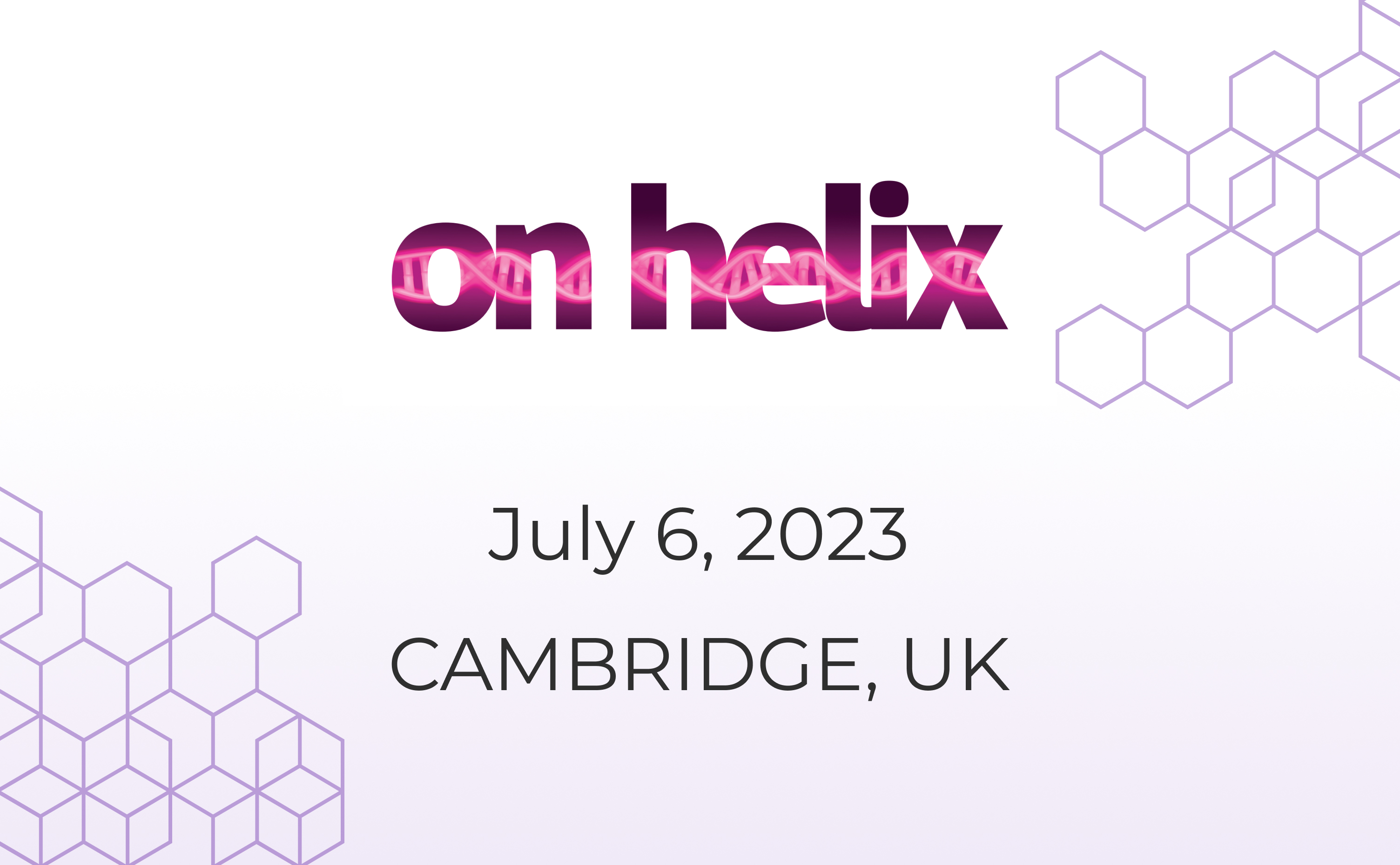 Event: On Helix 2023, Cambridge UK
